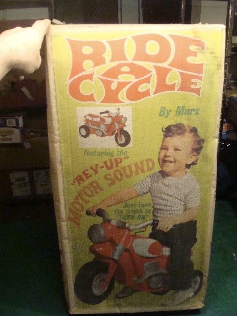 RIDE-A-CYCLE -- UNUSED -- MARX rare outdoor toy - 1969 -- big wheel | eBay