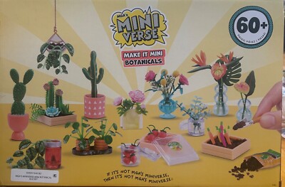 Miniverse Make It Mini Botanicals Plants Flowers Dirt *You Pick ...