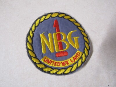MILITARY PATCH SEW ON OLD VIETNAM ERA NBG 1 UNITED WE LAND | eBay