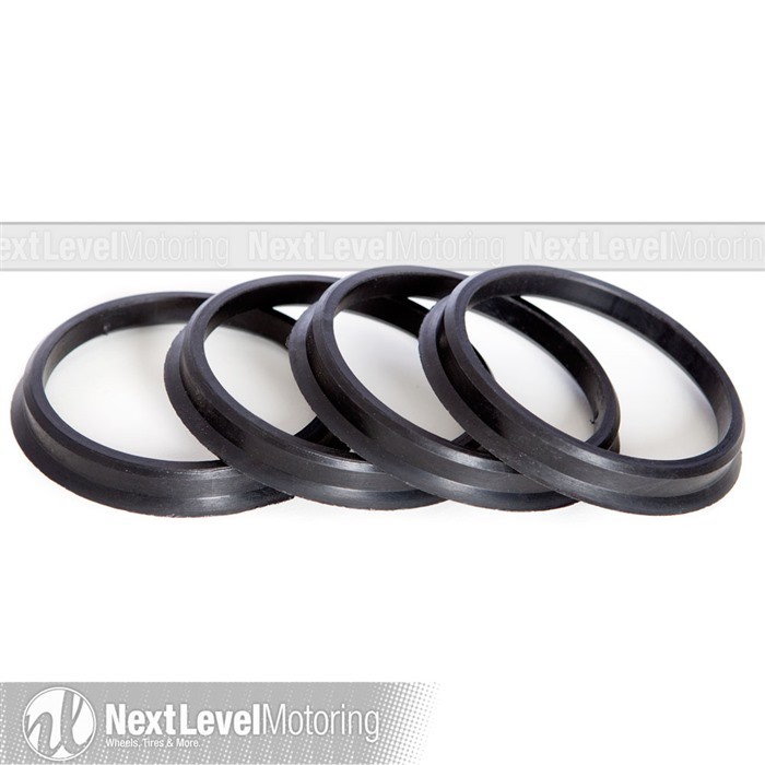 SET OF (4) POLYCARBONATE HUB CENTRIC RINGS 73.1 / 70.6 FORD MUSTANG GT ...