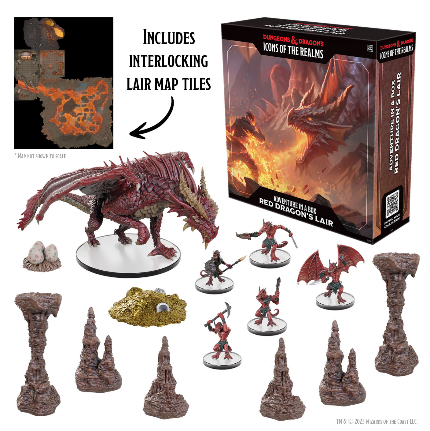 Dungeons & Dragons: Icons of the Realms Adventure in a Box Red Dragon's ...