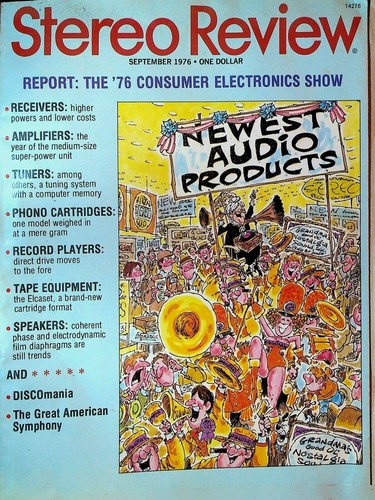 Stereo Review Magazine September 1976 Disco Music Tannoy Cheviot ...