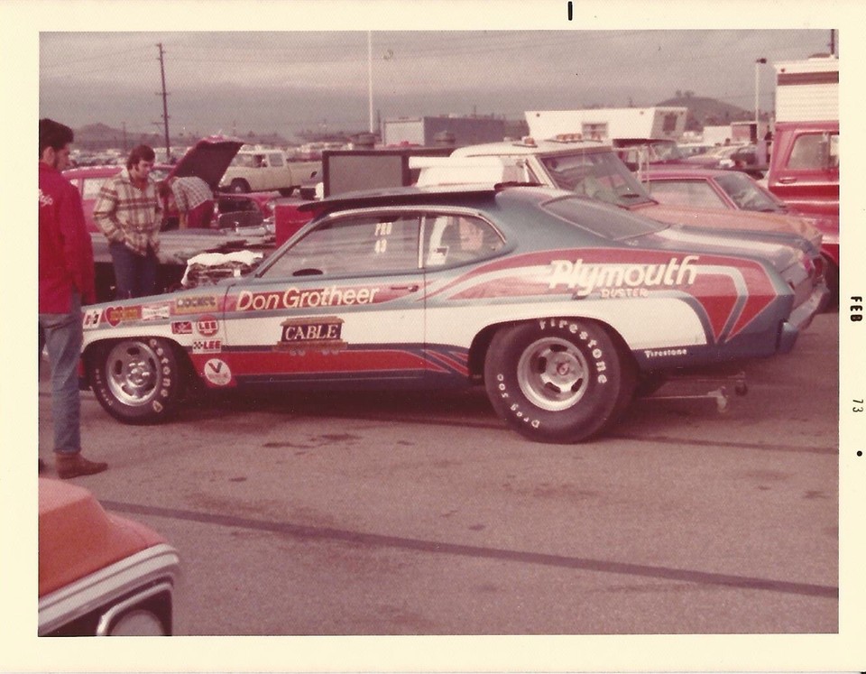 1/25 DON GROTHEER'S 1973 PLYMOUTH DUSTER PRO STOCK/COMP. RESINS/MPC ...