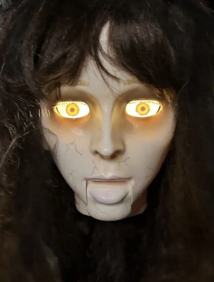 HTF Spirit Halloween LIFE SIZE Beheaded Gothic Bride 5' Animatronic RETIRED 2008 | eBay