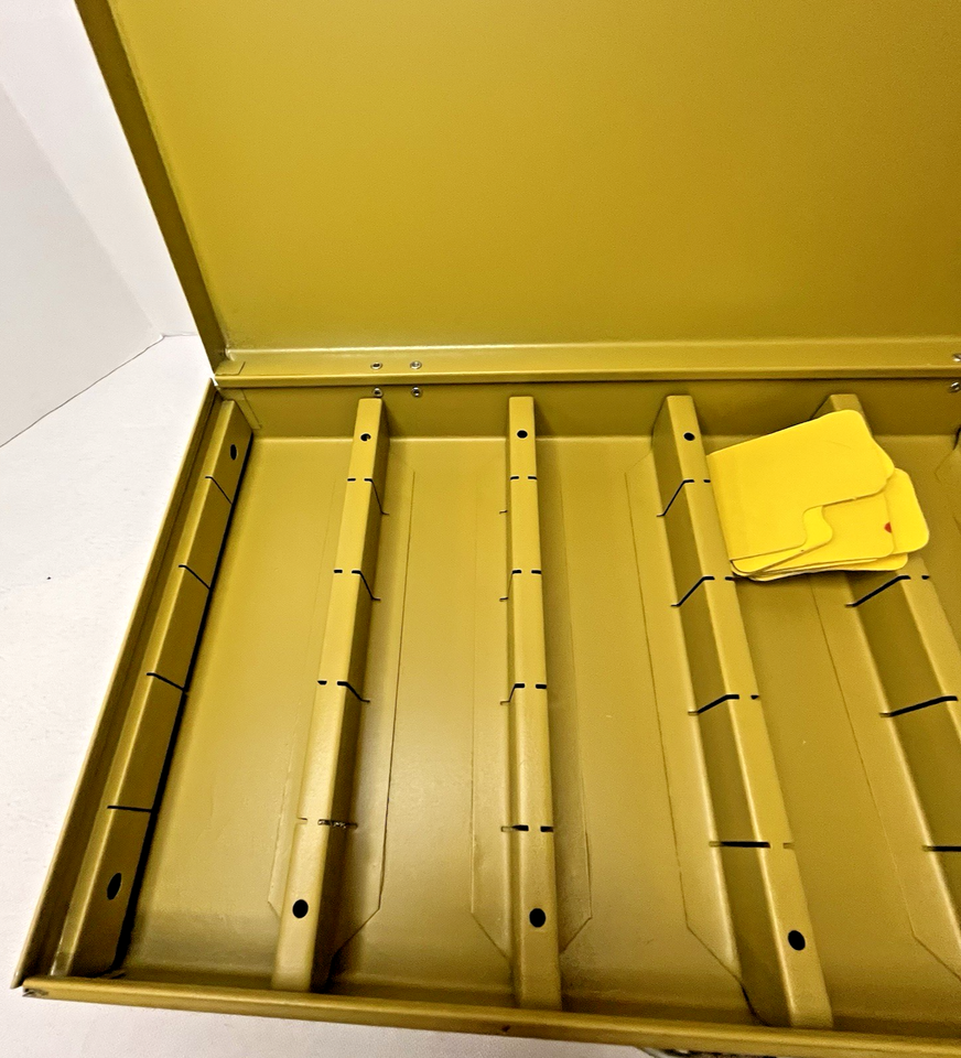 Kenco Gold Metal 35MM Slide Storage Tray For 150 Slides Case Vintage ...