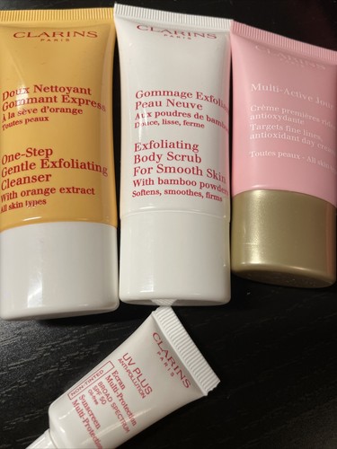 CLARINE Gleaner &body Scrub&day Cream&sunscreen Skincare Set | eBay