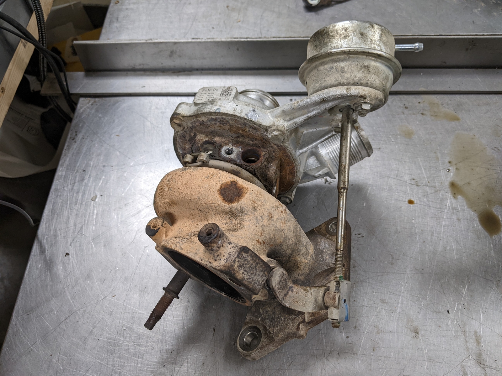 2018 Ford F150 Fits 18-20 2.7l Left Turbo Charger Unit Jt4e 6c879 AB ...