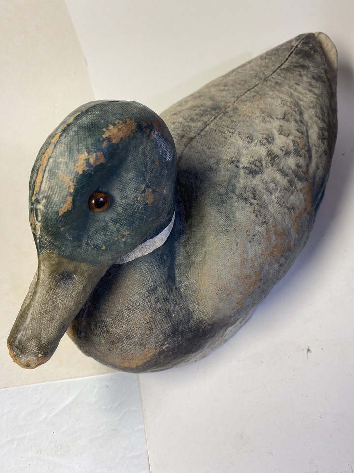 Vintage Duck Decoy Paper Mache W/wood Bottom | eBay