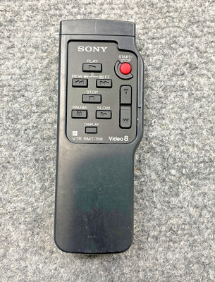 Genuine Sony CCD-TRV Series Video 8 Digital Handycam Remote Control VTR ...