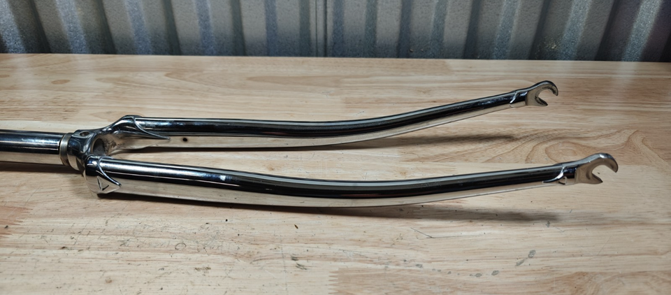 Chromed 1" Threadless Road Bike Fork 700c Lugged - Unbranded | eBay
