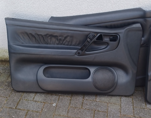 4x Leder Tür-/Seitenverkleidung in schwarz VW Polo 6N - Rar - | eBay.de