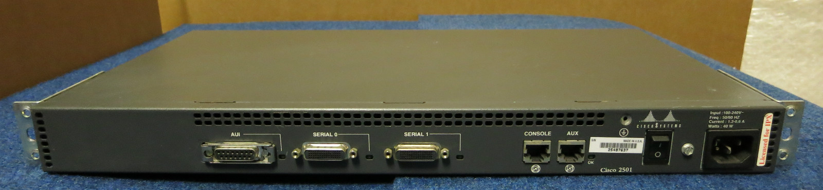 Cisco 2500 2501 Dual Serial Ethernet Token Ring Router 47-1950-01 | eBay