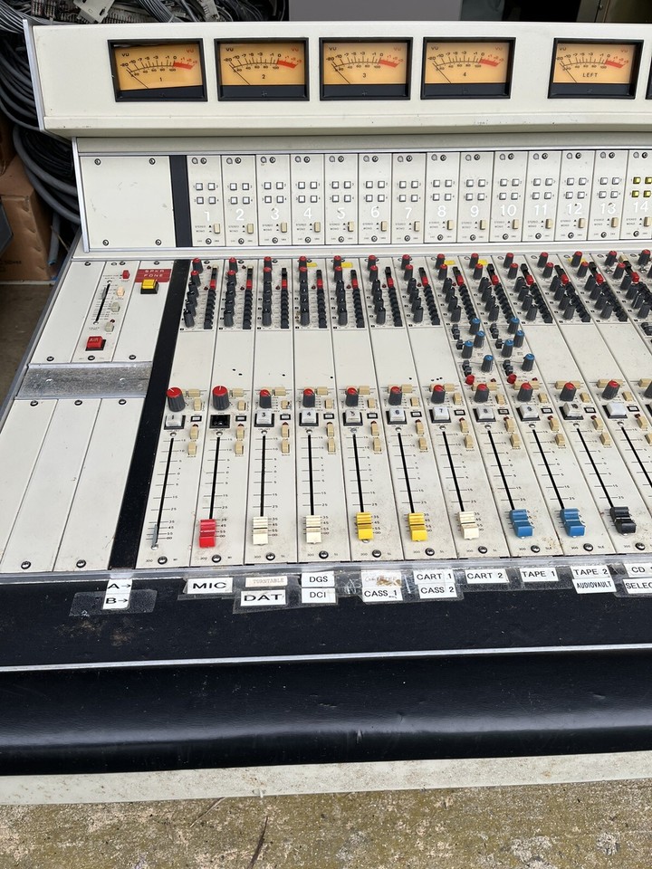Auditronics Broadcast Production Mixing Audio Console for restoration ...