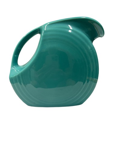 Fiestaware Large Turquoise Disc Pitcher | eBay