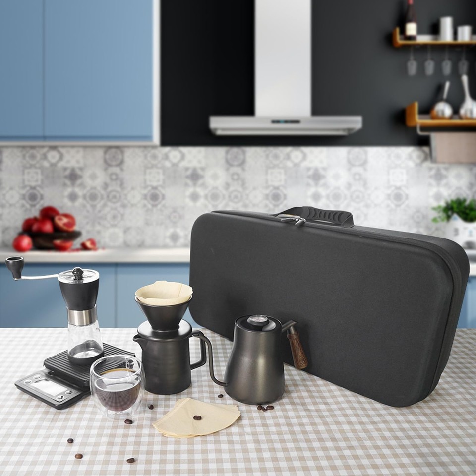 Pour Over Coffee Maker Gift Set All In 1 Coffee Kits 304 Stainless ...
