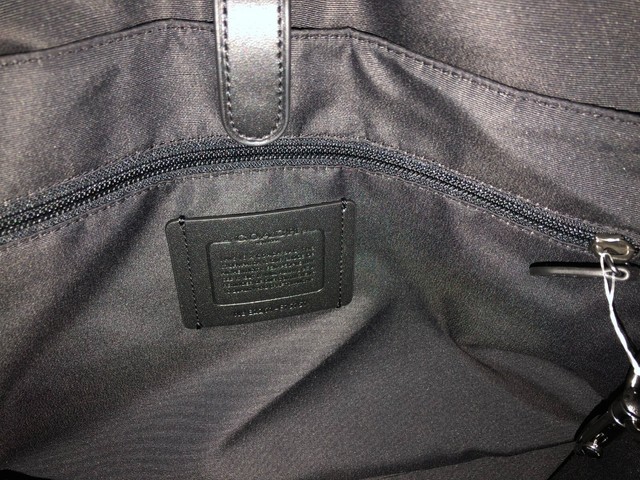 Coach F75757 Men's Bag Hamilton Portfolio Brief Pebble Leather ...