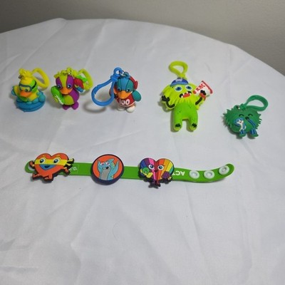 Kids Heart Challenge KEYCHAIN & BRACELET CHARM LOT American Heart Assoc ...