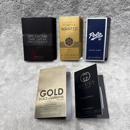 5 Men Cologne Samples Lot of high ended new sample spray set Niche | eBay