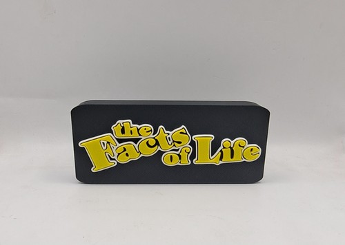 1980s TV Show Facts of Life Sign Shelf Desk Art | eBay