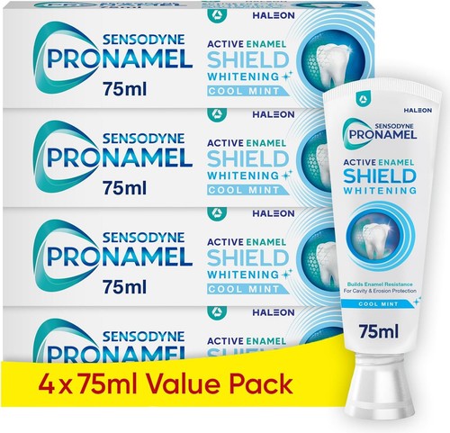 Sensodyne Pronamel Toothpaste Active Enamel Shield, Whitening, Cool ...