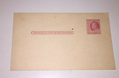 VINTAGE U. S. POSTAL SERVICE UNUSED 2 CENT POSTCARD BEN FRANKLIN | eBay