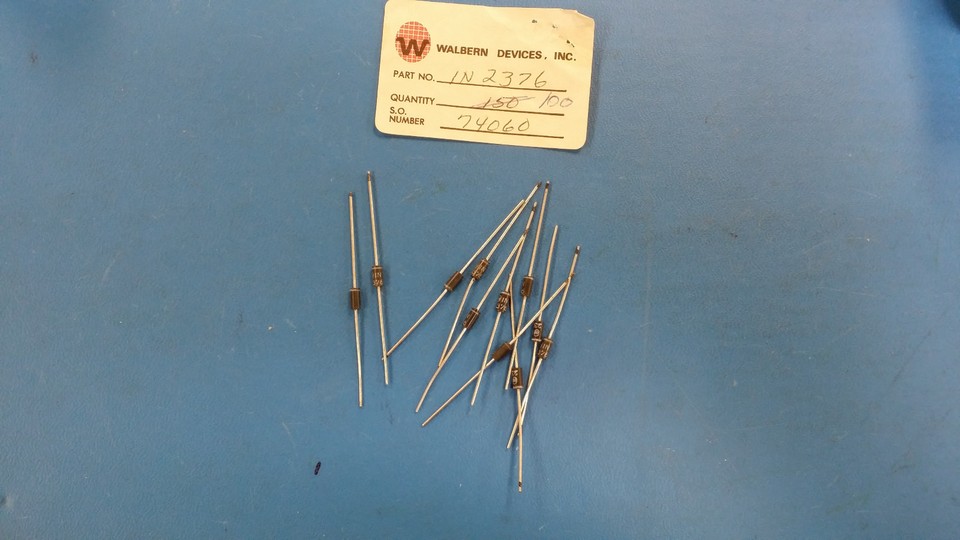 (10 PCS) 1N2376 WALBERN DEVICES 0.4A, SILICON, SIGNAL DIODE | eBay