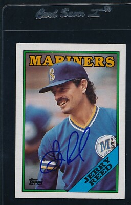 1988 Topps #332 Jerry Reed Mariners Signed Auto *48992 | eBay