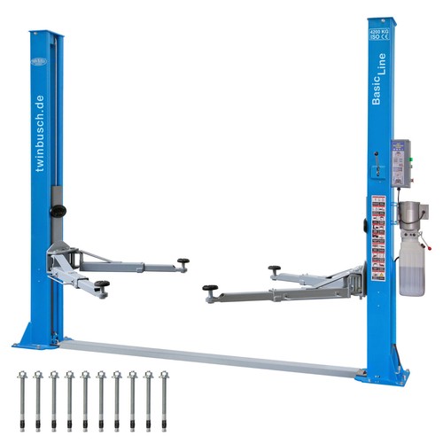 2 Post Lift 4.2 t Twin Busch ® BASIC-Line TW242M - Two Post Car Lift ...