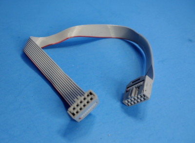 11in/28cm 10-Pin (2x5) IDC Motherboard Header Flat Ribbon Cable DB9 ...