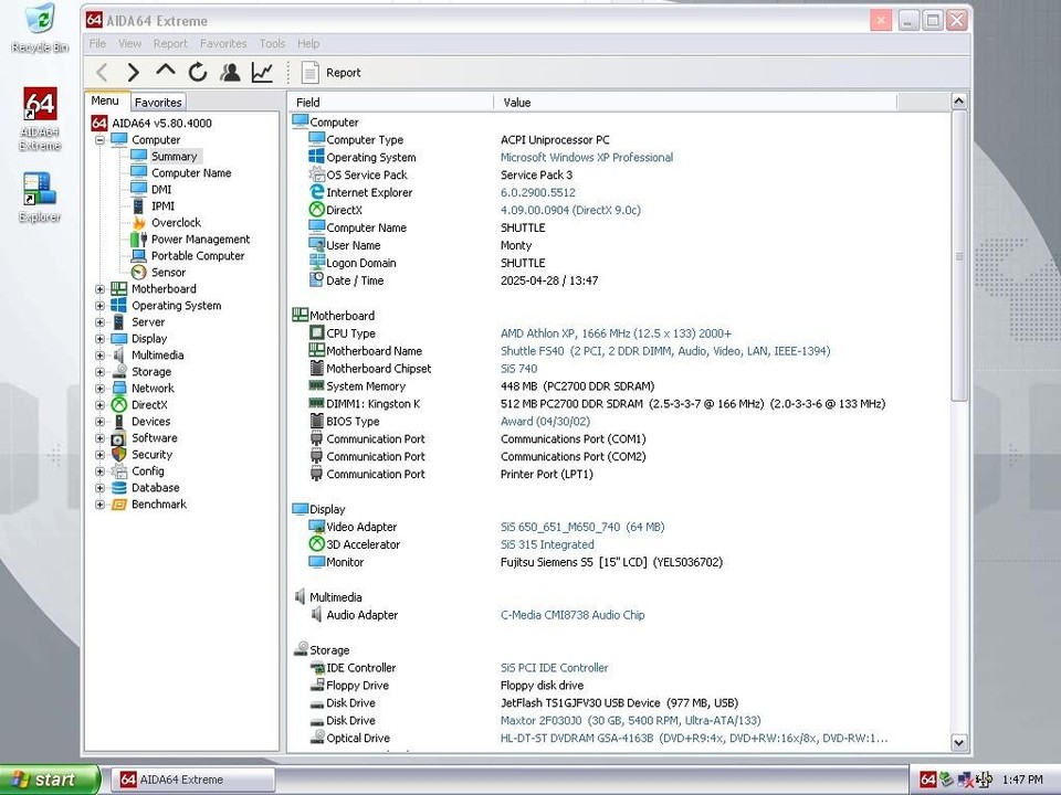 Shuttle XPC SS40G Retro Windows XP Mini PC (Boxed) | eBay