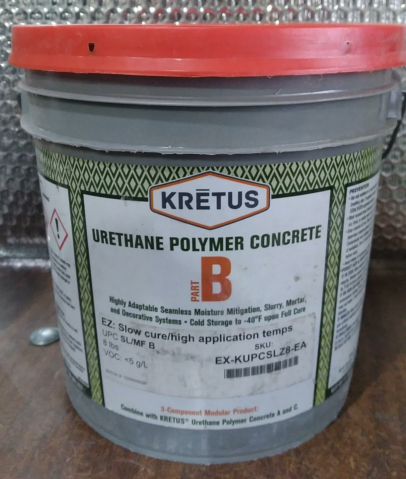 KRETUS® Urethane Polymer Concrete Part B, SL/MF FC | eBay