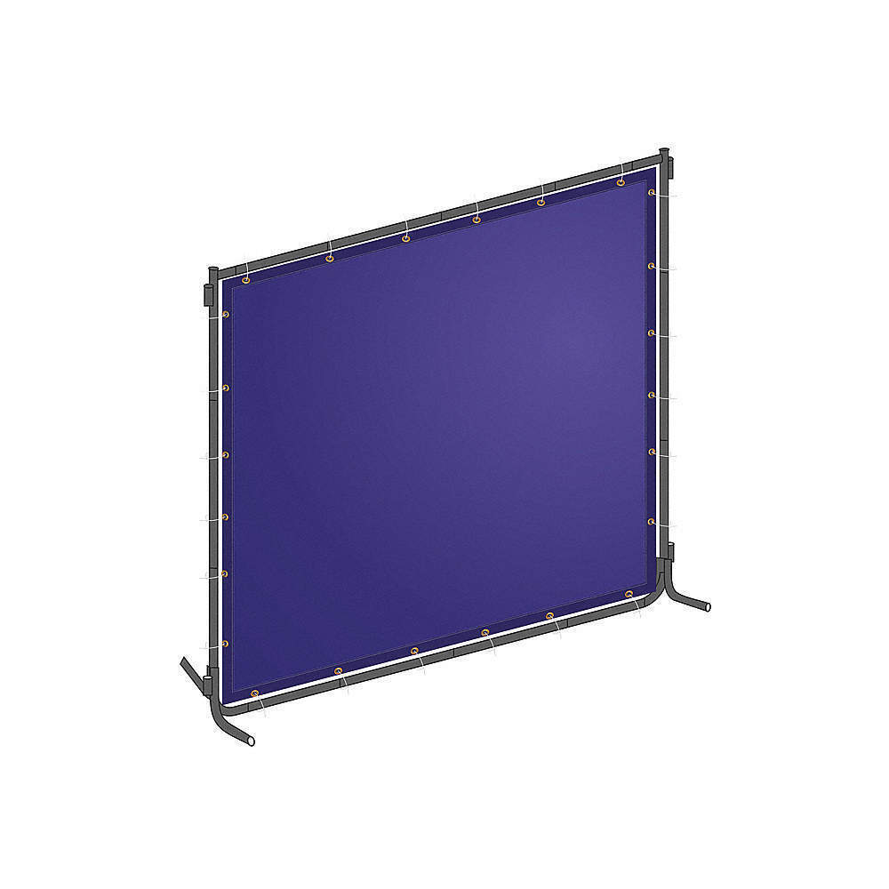 Westward 6 in x 6 in Blue Transparent PVC Welding Screen - 22RN78 for ...