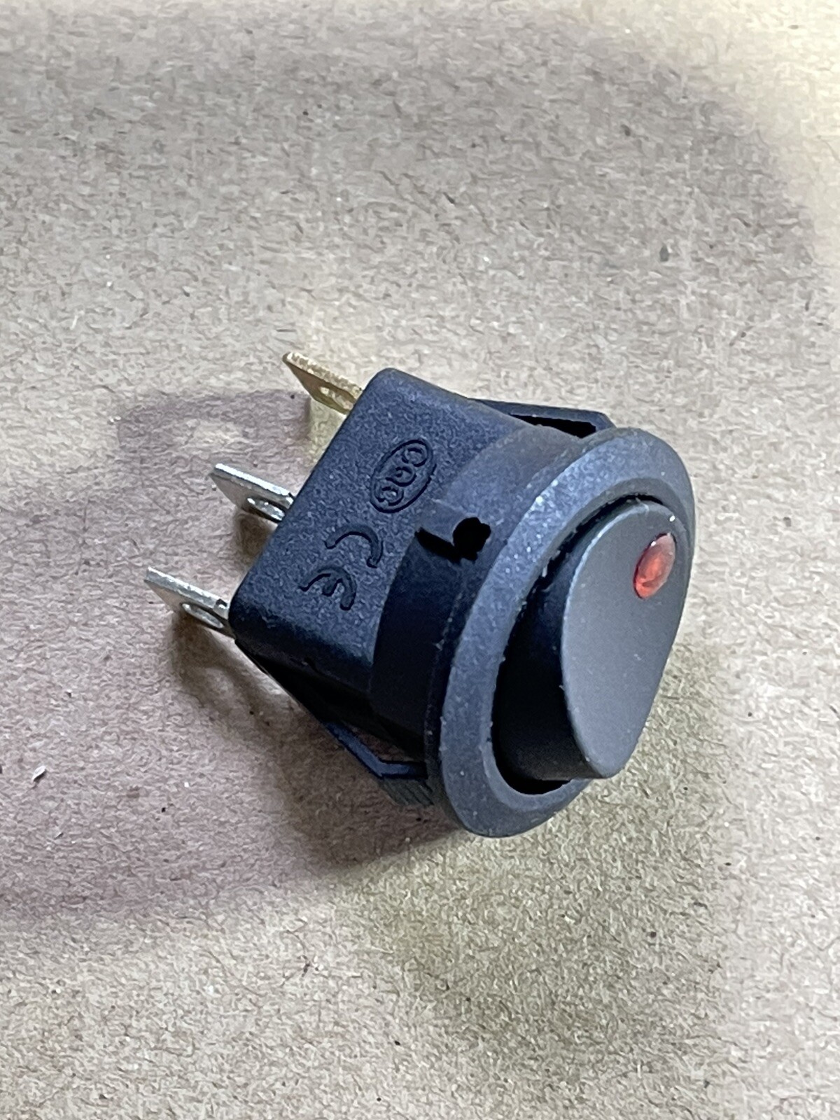 NEW red LED Illuminated Rocker Switch ON/OFF DC 12V Motorcycle 3 Pin ...