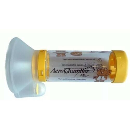 Aerochamber Plus Child Size Spacer device with Mask Yellow | eBay UK