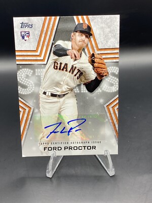 FORD PROCTOR 2023 TOPPS ROOKIE AUTO #BSA-FP GIANTS | eBay