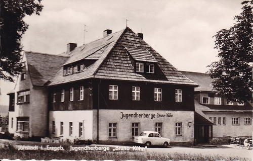 ancient post office, Jöhstadt Erzgebirge youth hostel Bruno Kühn 1962 ...