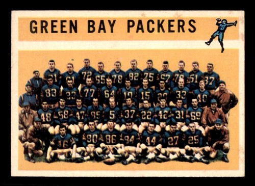 1960 Topps Football #60 Green Bay Packers Team VG *e2 | eBay
