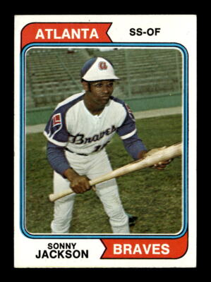 1974 Topps #591 Sonny Jackson Atlanta Braves VG-EX Baseball Card *I196 ...