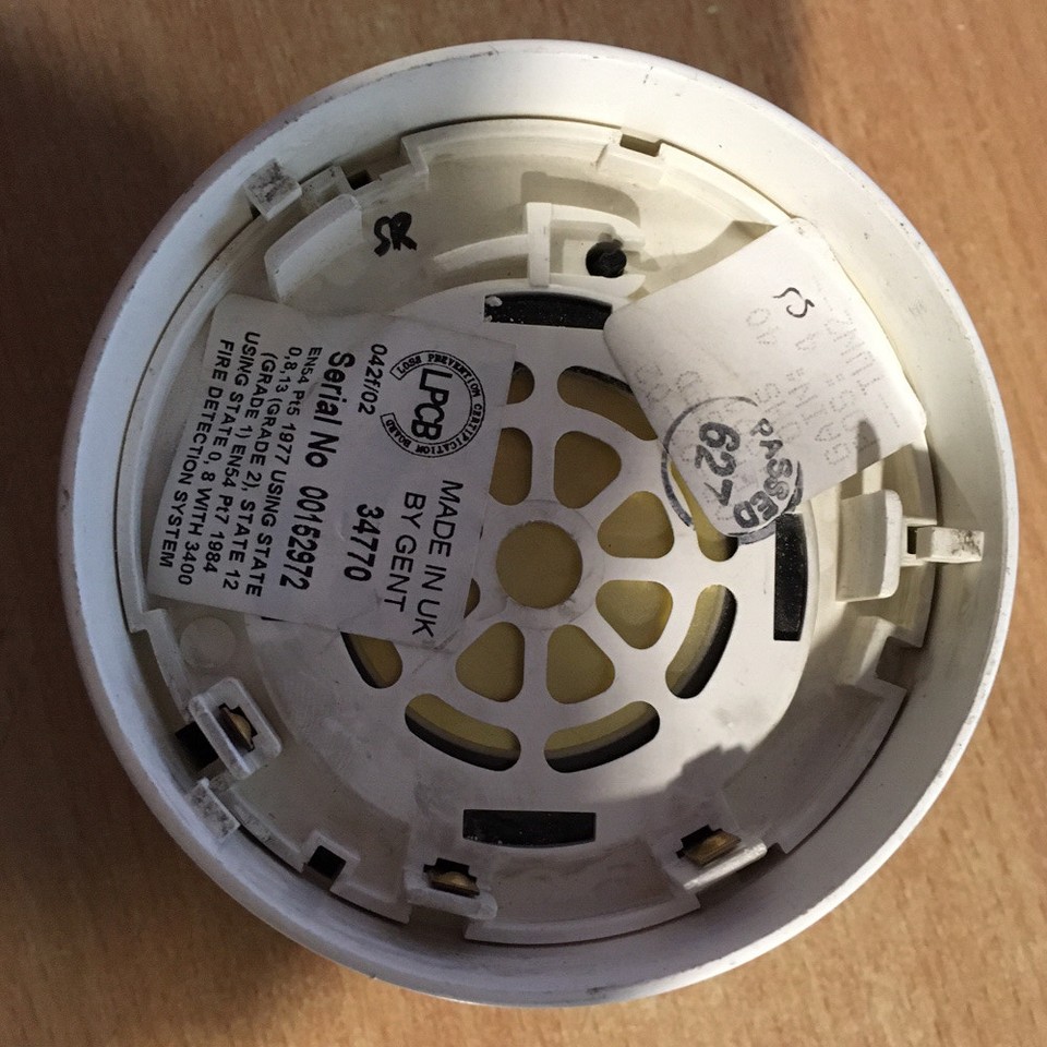 GENT 34770 Addressable Optical Heat Detector Sounder 34000 Alarm Panel ...