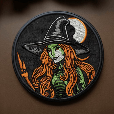 Wicked Witch Patch Embroidered Iron-on Applique Halloween Costume ...