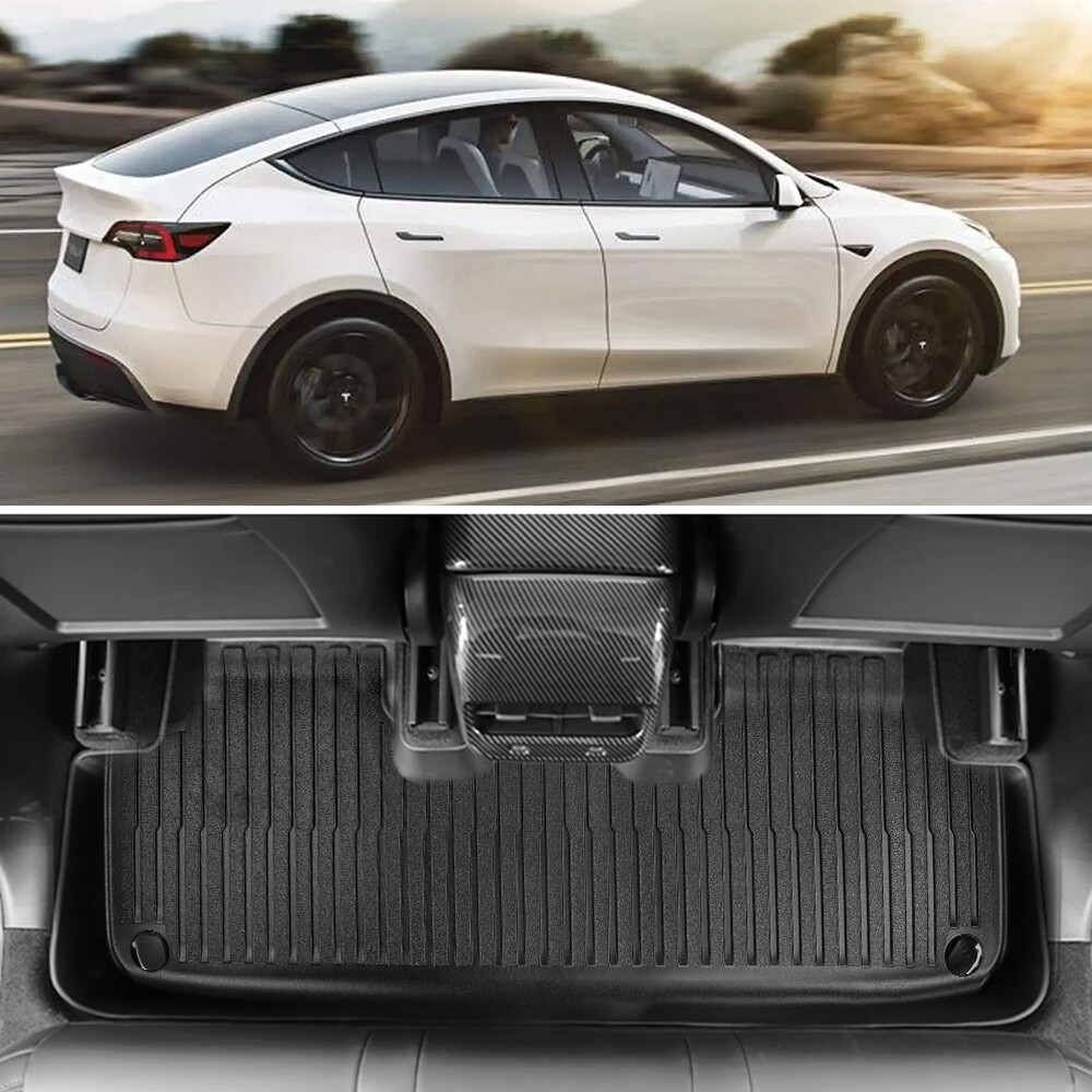 For Tesla Model Y Rear Well Front Cargo Trunk Toolbox Boot Liner Kick ...