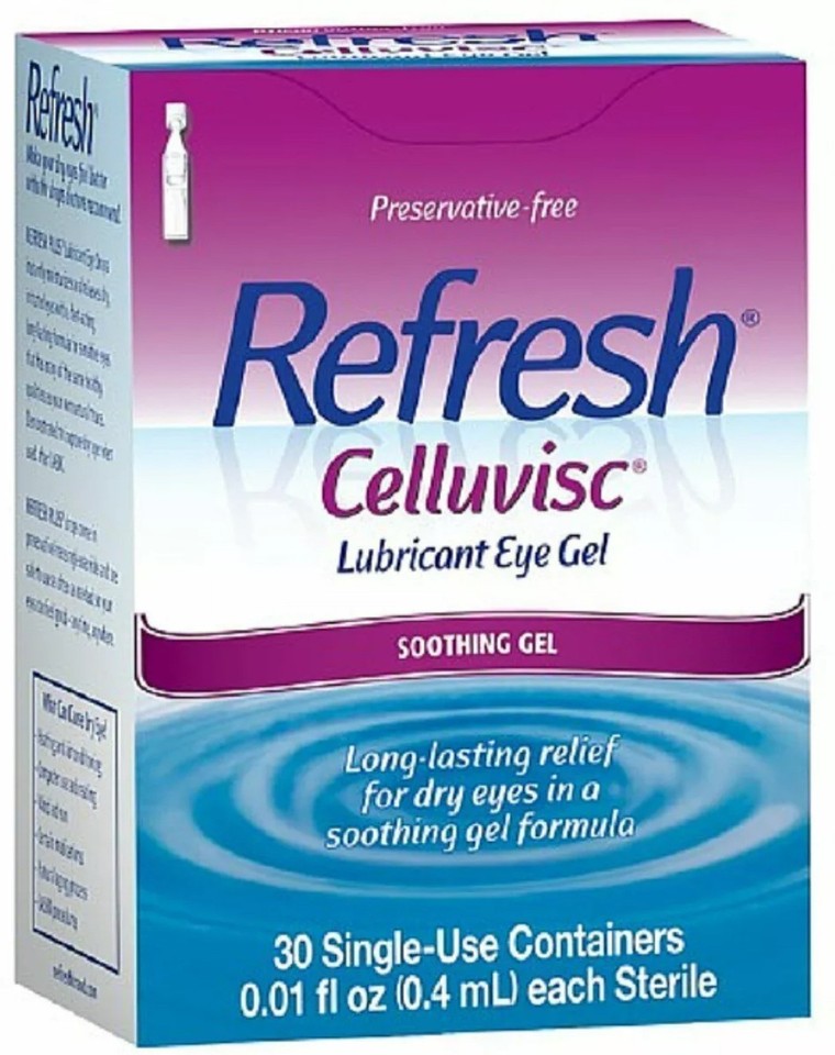 Refresh Celluvisc Lubricant Eye Gel Single-use Containers 30 Ea. PACK ...