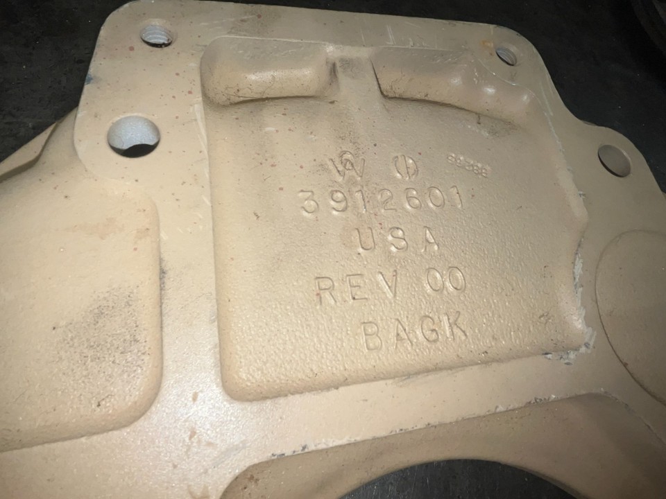 Cummins 4bt/6bt engine/trans adapter plate 3912601 Ford? Read entire ...