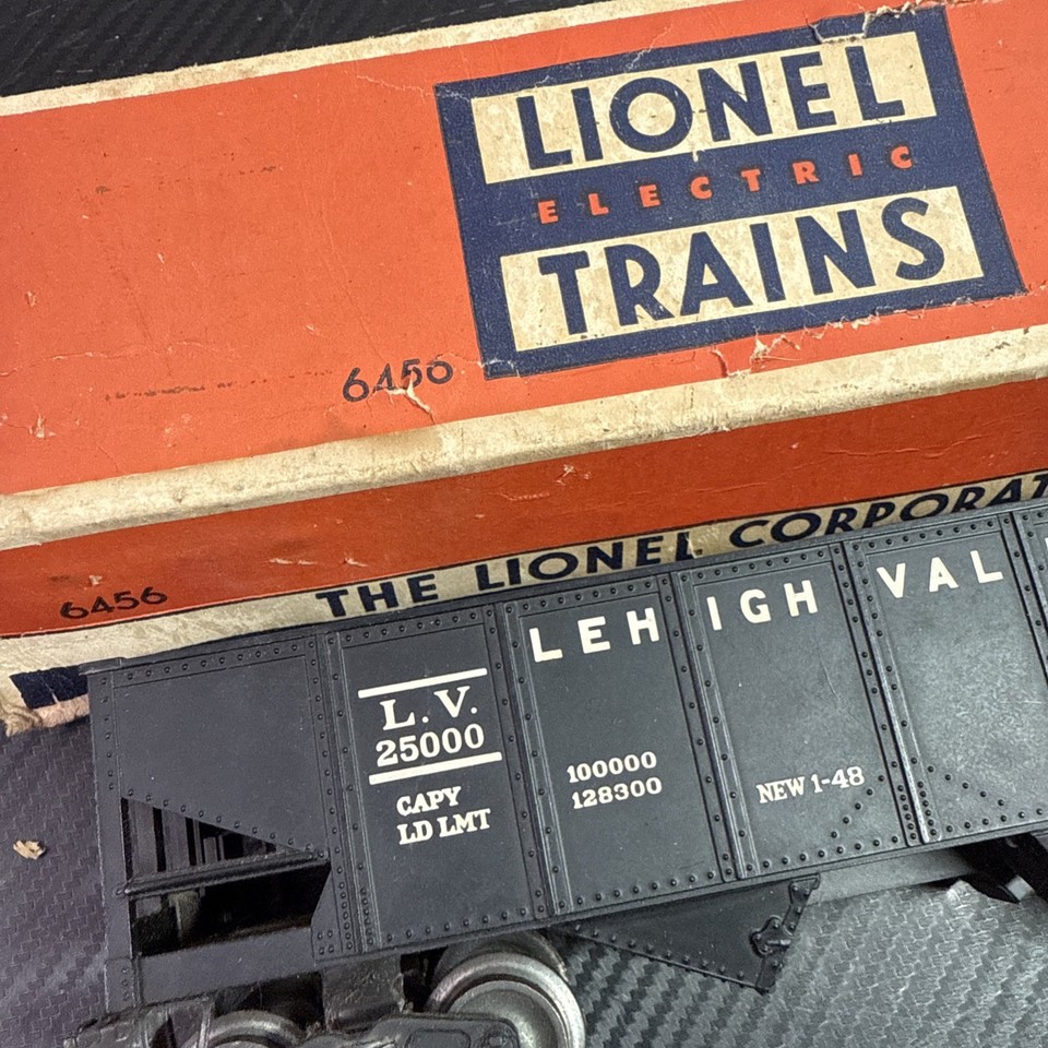 Vintage Lionel PW 6456 Black Hopper w/ Damaged Box | eBay