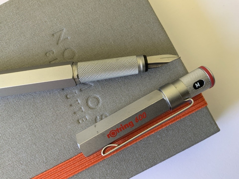 Rotring 600 Newton Aluminium Hexagonal Fountain Pen | eBay