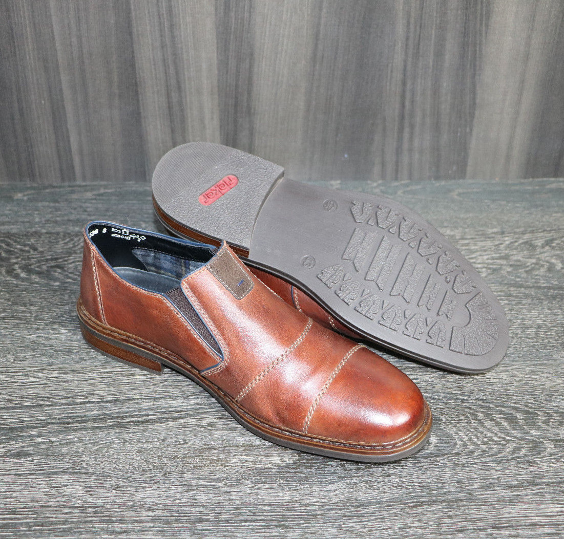 Rieker 17661-25 Mens Brown Slip-on Shoes - Size 43 - Gem