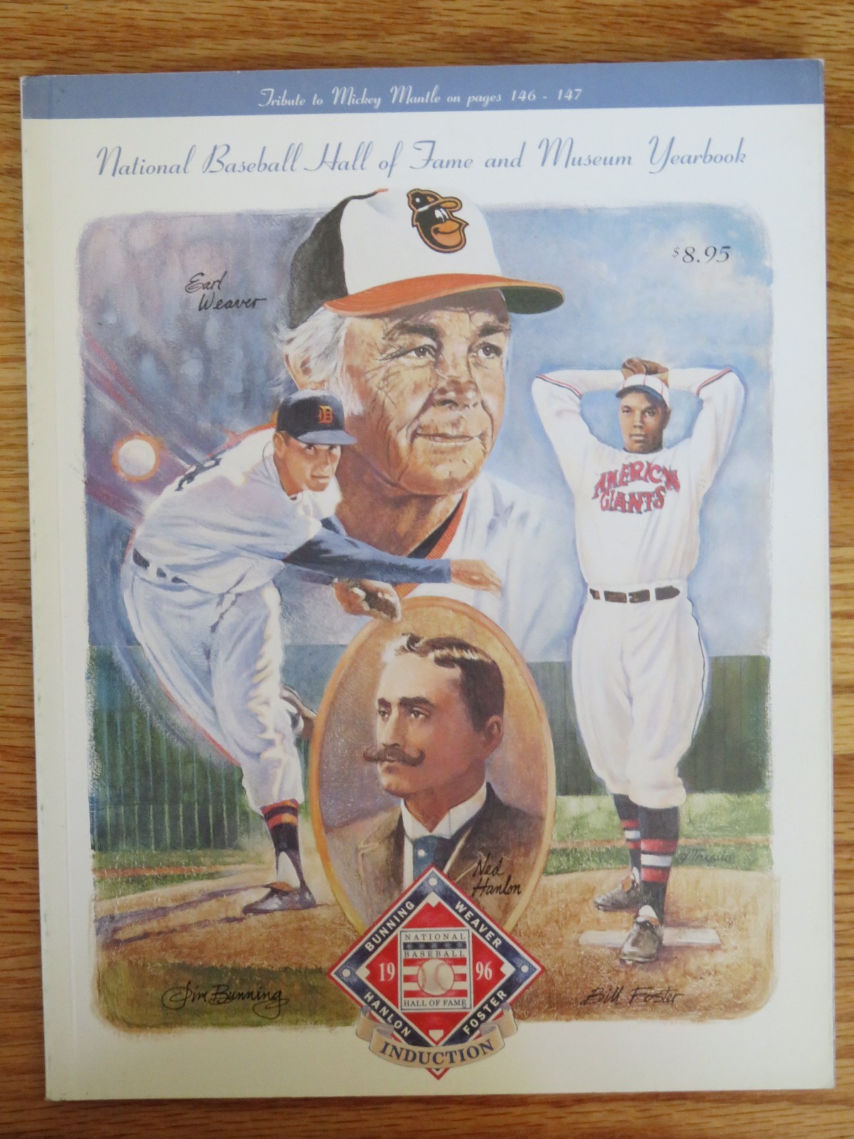 1996 HOF Baseball Yearbook EARL WEAVER JIM BUNNING NED HANLON BILL ...