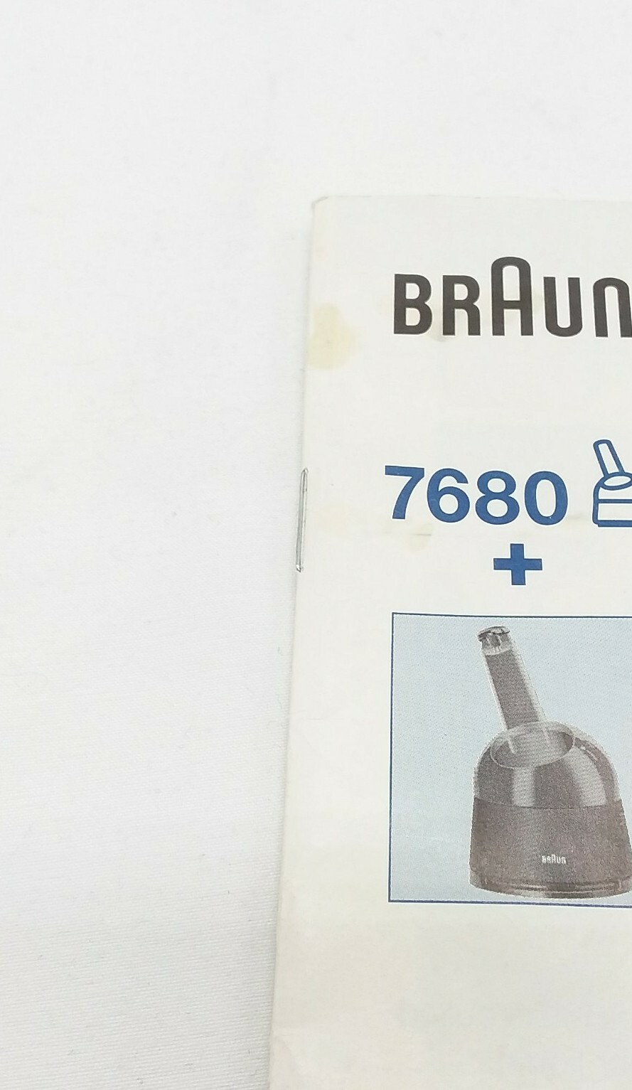 Braun 7680 Syncro System Smart Logic Shaver Manual Only | eBay