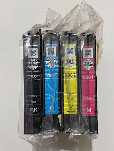 Genuine 288 INITIAL Ink Set of 4 CMYK NEW OEM 288i Sealed | eBay