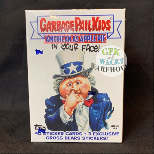 2016 GARBAGE PAIL KIDS AMERICAN AS APPLE PIE BLASTER BOX SKETCH AUTO ...